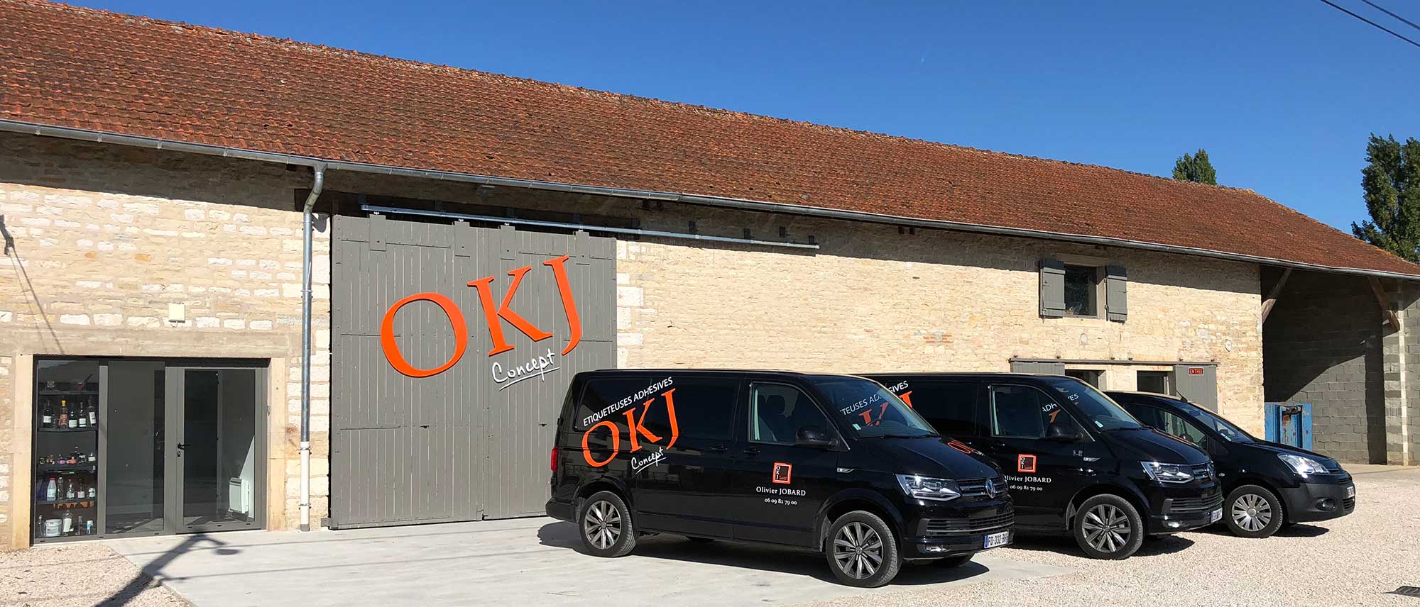 OKJ concept – étiquettes, cireuses