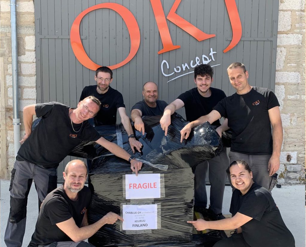 OKJ concept – étiquettes, cireuses